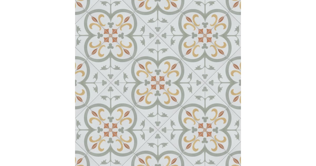 Merola Tile FRC4REVM Revival - 4" x 4" Square Floor and Wall Tile ...