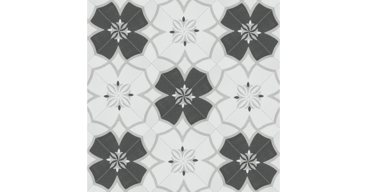 Merola Tile FRC4TWCS Twenties Mini - 4" x 4" Square Floor and Wall Tile ...