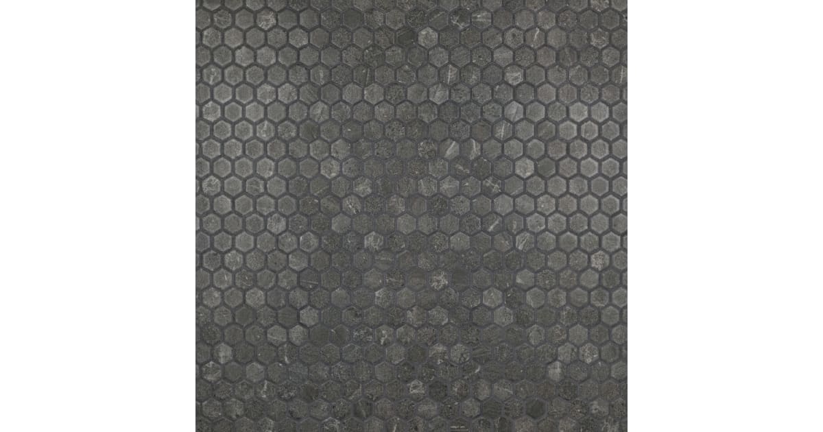 Merola Tile FRGLVXDG Liverpool - 2" x 2" Hexagon Geometric Floor and ...