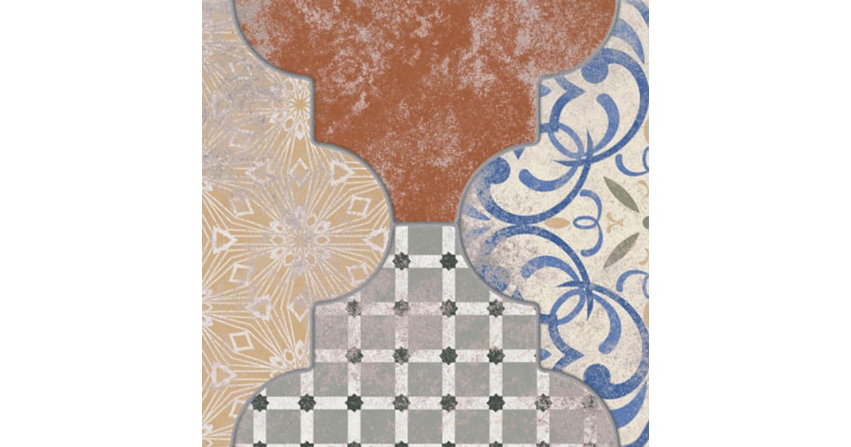 Merola Tile FRL18RIGPW Riga - 22" x 24" Specialty Floor and Wall Tile ...