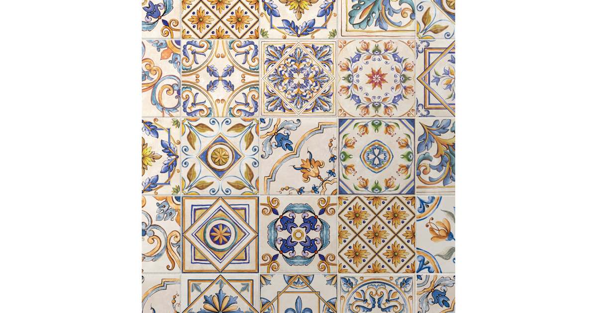 Merola Tile FRN8TOGDM Toscana - 8" x 8" Floor and Wall Tile - Matte ...