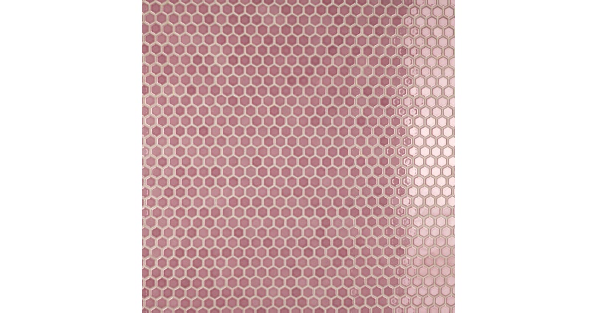 Merola Tile FTC1TRGBSH Tribeca Hex - 1" x 1" Hexagon Penny Floor and ...