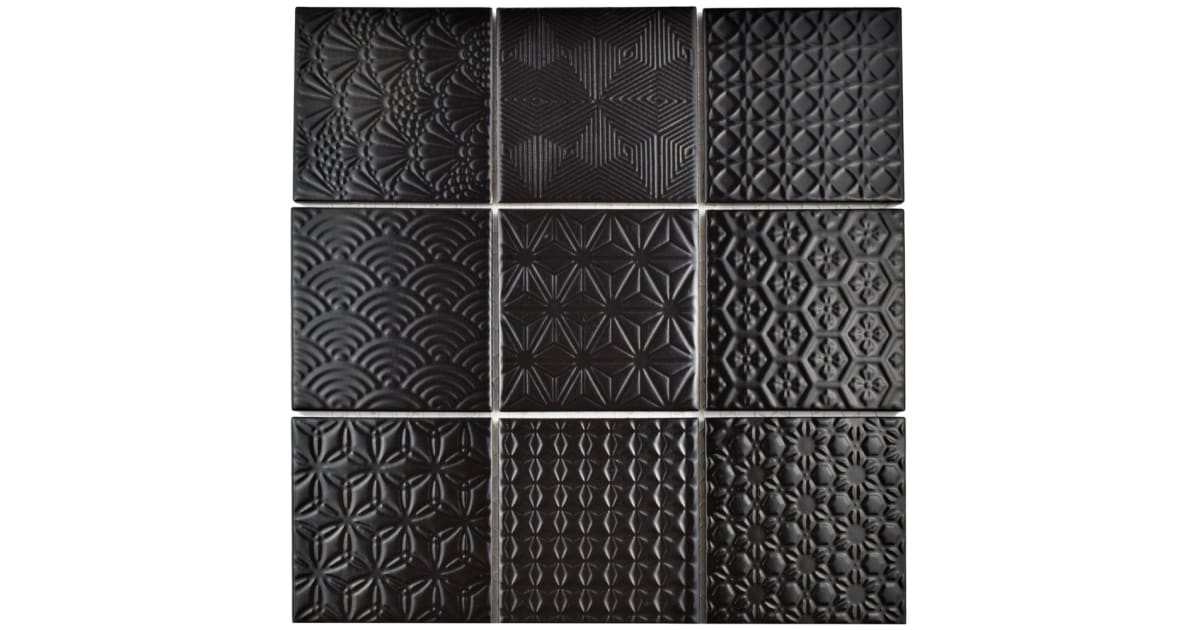 Merola Tile FTC4SPBK-SAMPLE Sample Only of FTC4SP | Ferguson Home