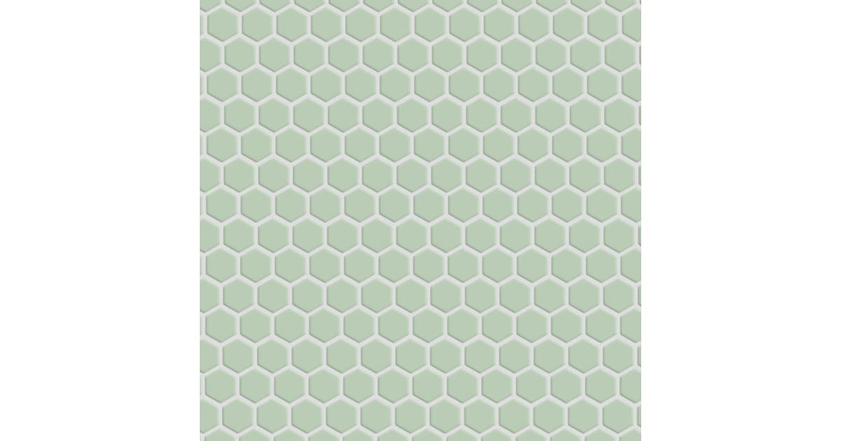 Merola Tile FTCM1HGMNT Metro - 1" x 1" Hexagon Penny Floor and Wall ...