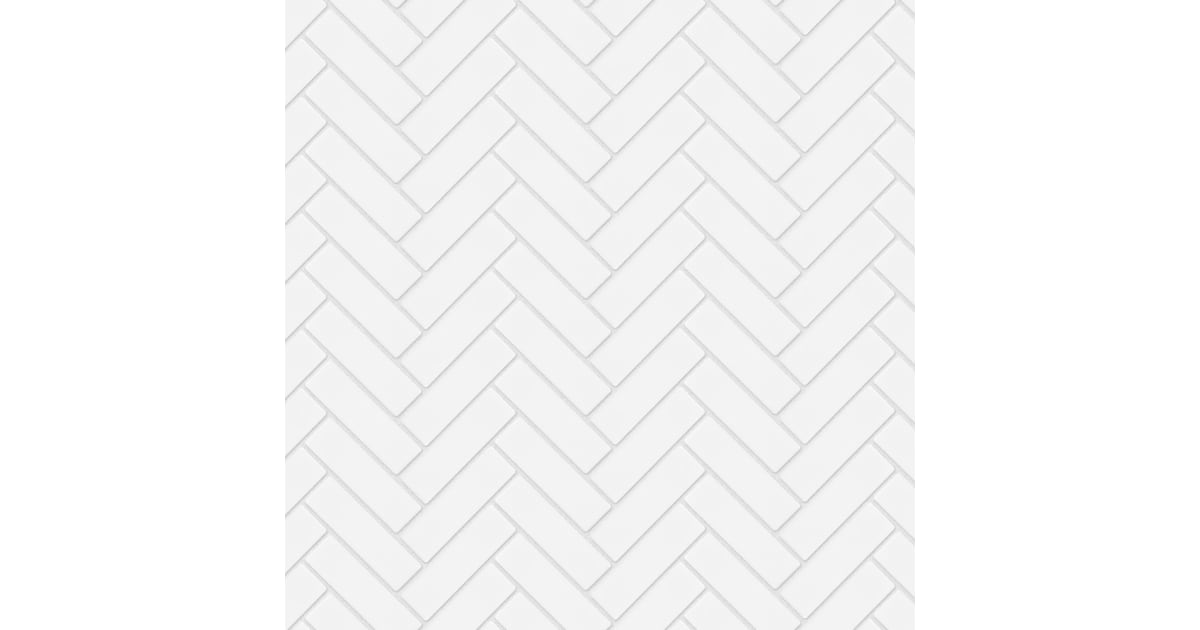 Merola Tile FTCMBHBGW Metro Brick - 1" x 3" Rectangle Herringbone Floor ...