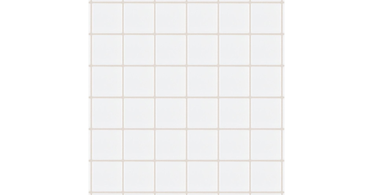 Merola Tile FXLM2SMW Metro Quad - 2" x 2" Square Floor and Wall Mosaic ...