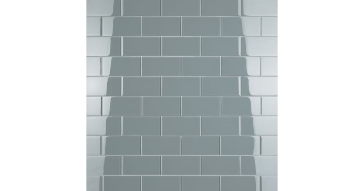 Merola Tile GITT3SBS Tessera Subway - 3" x 6" Rectangle Wall Tile ...