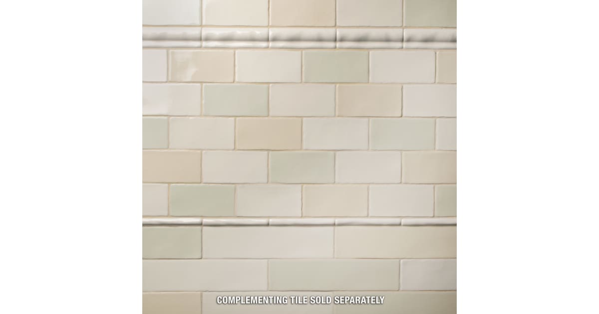 Merola Tile WCVANCMX Antic Craquelle - 3" x 6" Rectangle Wall Tile ...