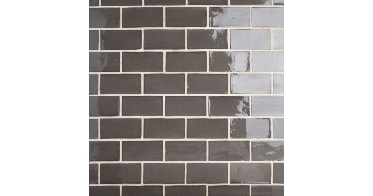 Merola Tile WNU36CGF Chester - 3" x 6" Rectangle Wall Tile - Matte ...