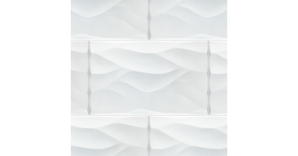 Merola Tile WRC10MONAM More - 10" x 16" Rectangle Wall Tile - Matte ...