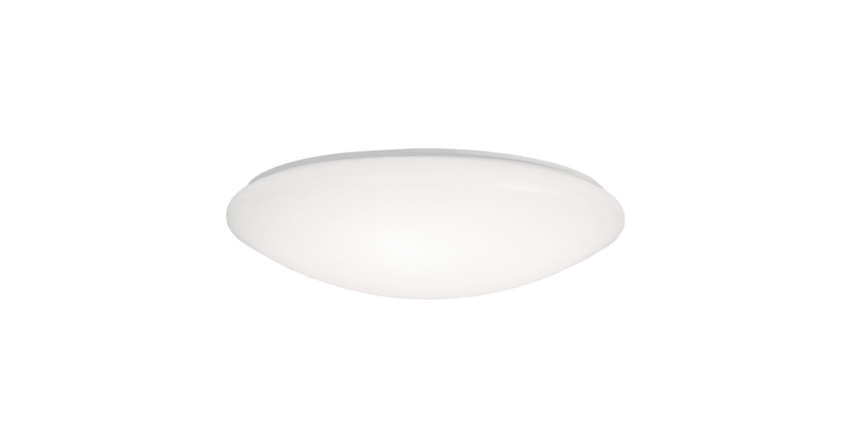 Metalux FM11WRCCR FM 11 in. White Round Integrated LED Flush Mount ...