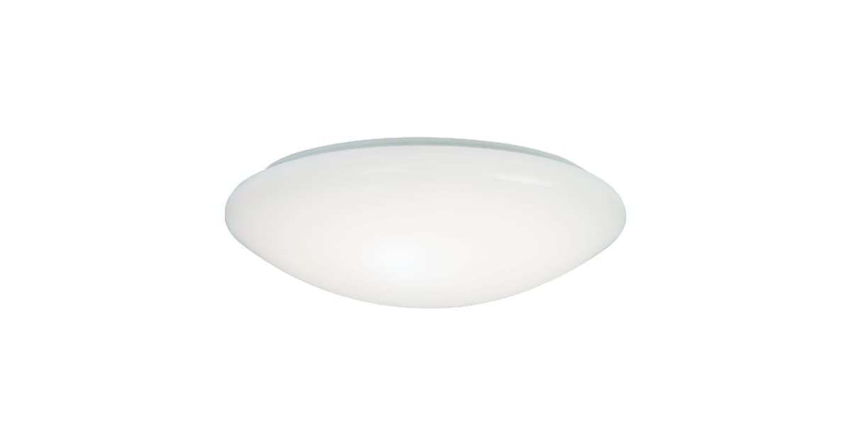 Metalux FM19WR30R 19" Wide Integrated 3000K LED Flush Mount Bowl ...