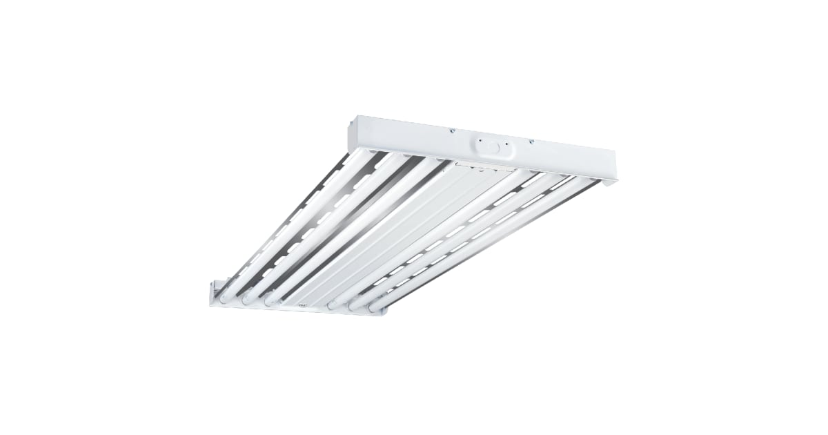 Metalux HBL632-UPL-L5HL HBL 6 Light 48-1/8" Wide High Bay with Uplight ...