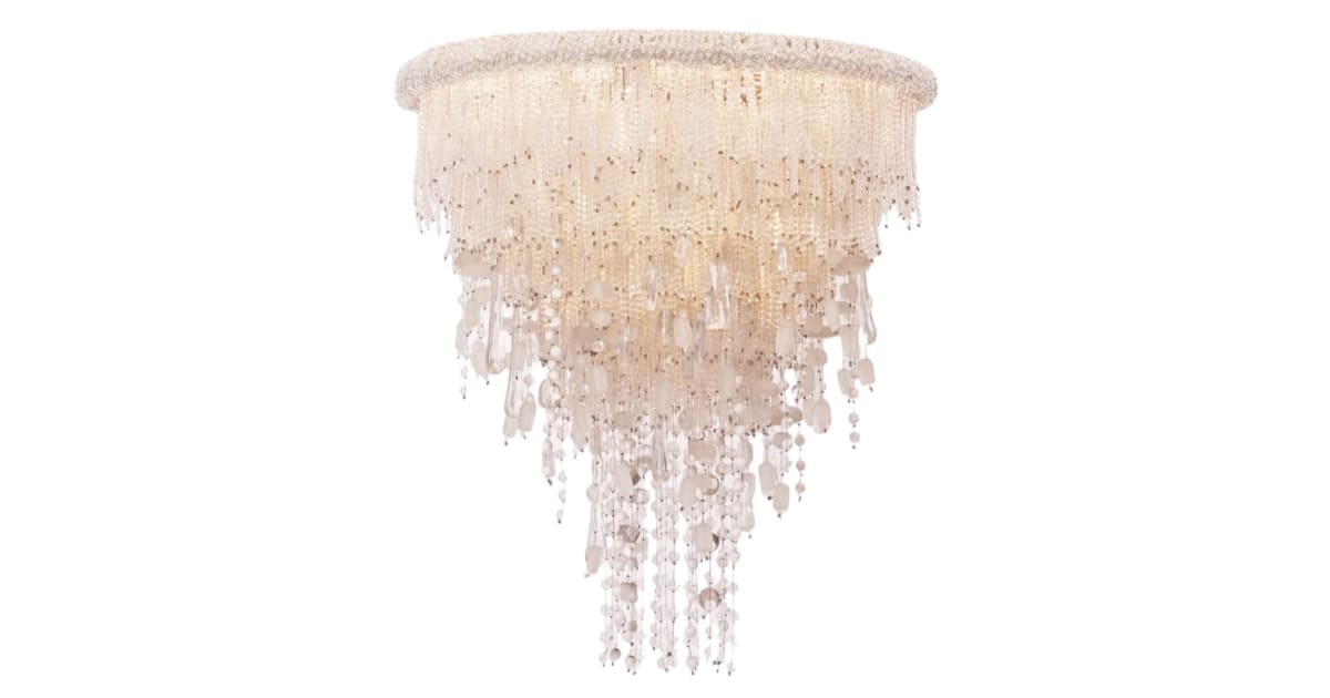 Metropolitan N1514-613 Crystal Reign 6 Light 30" Wide Flush Mount ...