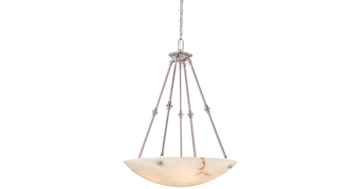 Metropolitan N3705-PW 5 Light Bowl Shaped Pendant in Pewter from the ...