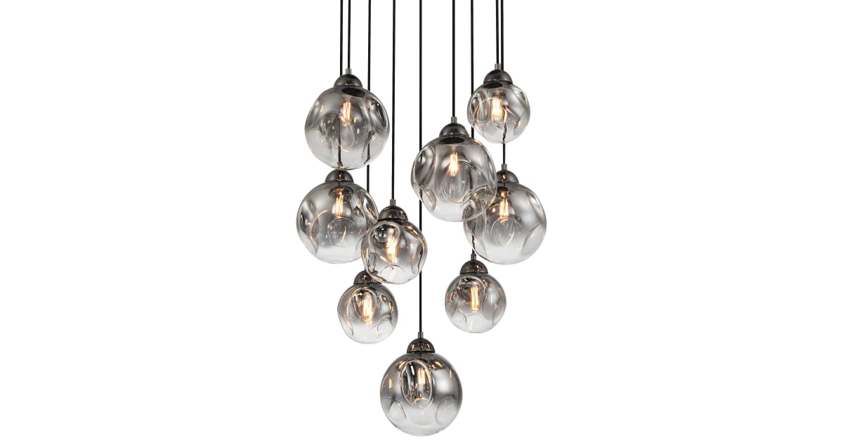 Metropolitan N5369-605 Neveh 9 Light 24" Wide Multi Light Pendant ...