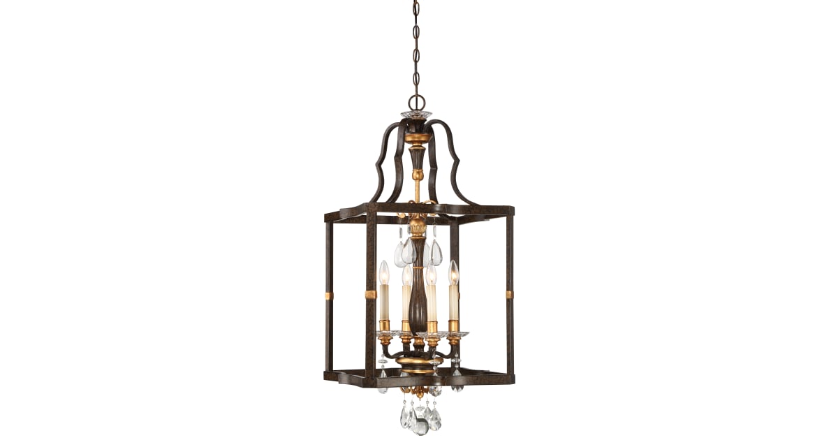 Metropolitan N6464-652 Chateau Nobles 4 Light 17" Wide Pendant with ...