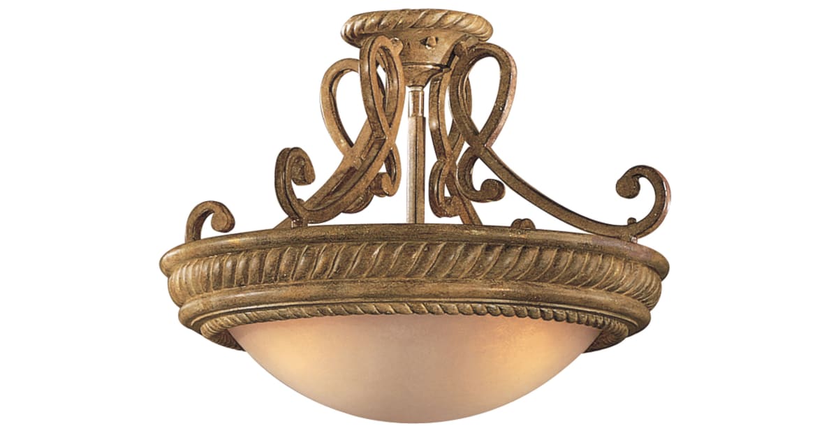 Metropolitan N6147-34 Three Light Semi-Flush Ceiling Fixture from the ...