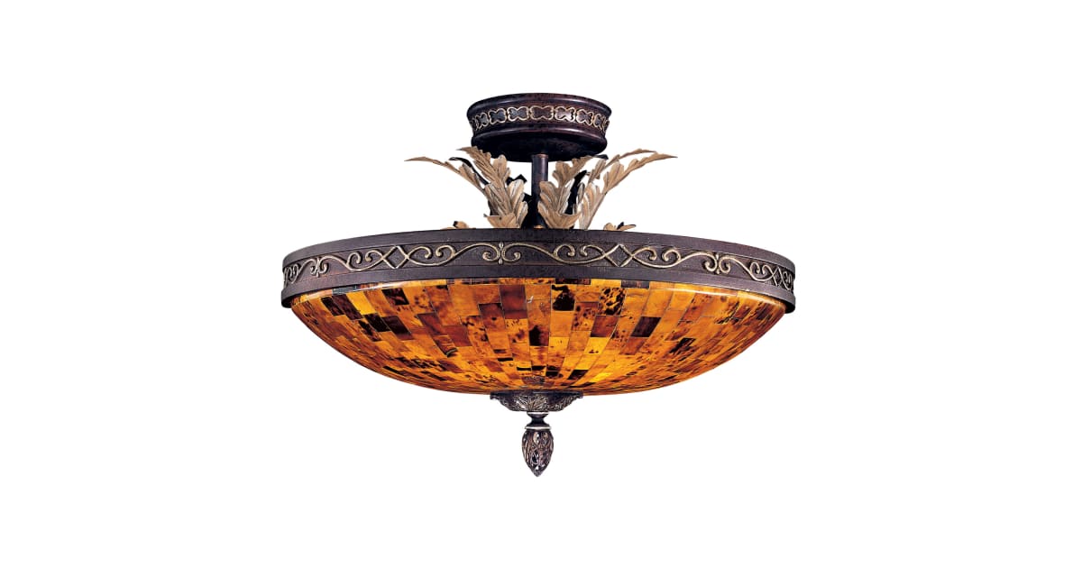 Metropolitan N6520-468 6 Light Semi-Flush Ceiling Fixture from the ...