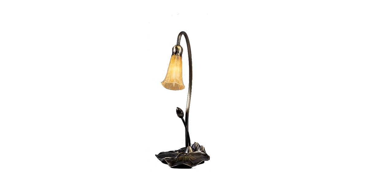 Meyda Tiffany 12432 Vintage Lily Stained Glass / Tiffany Desk Lamp from ...