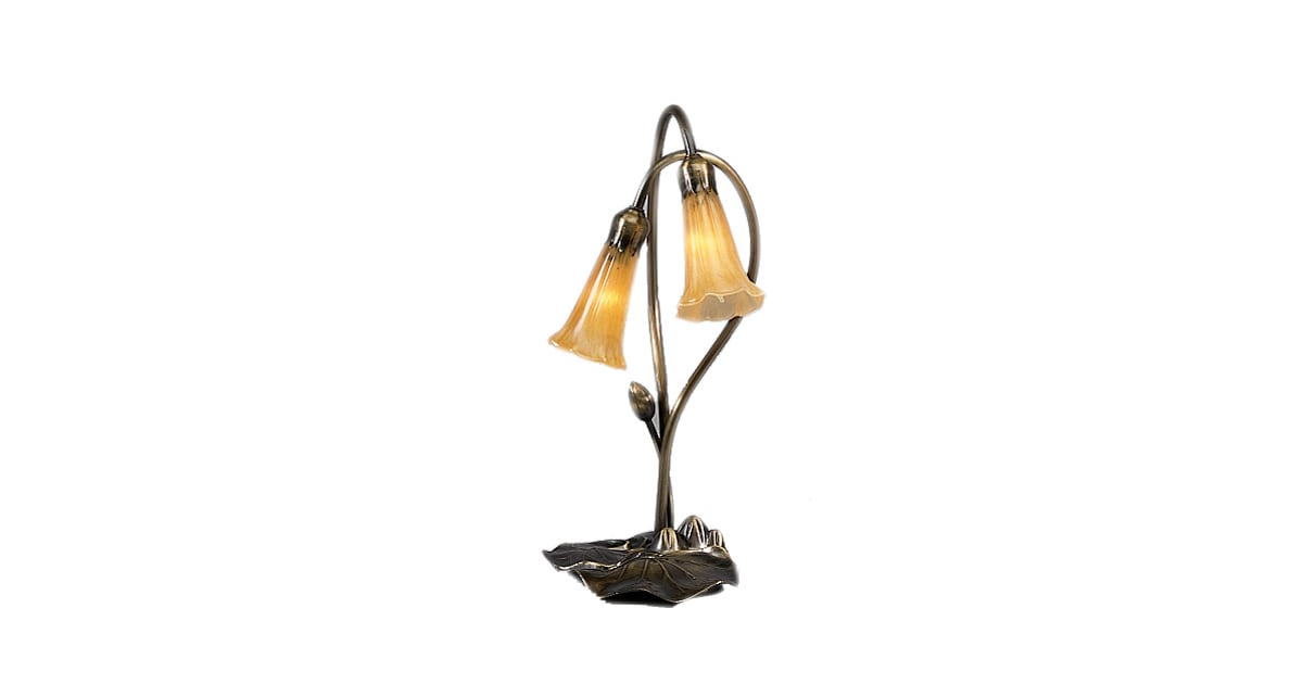 Meyda Tiffany 12980 Stained Glass / Tiffany Desk Lamp from the Lilies ...