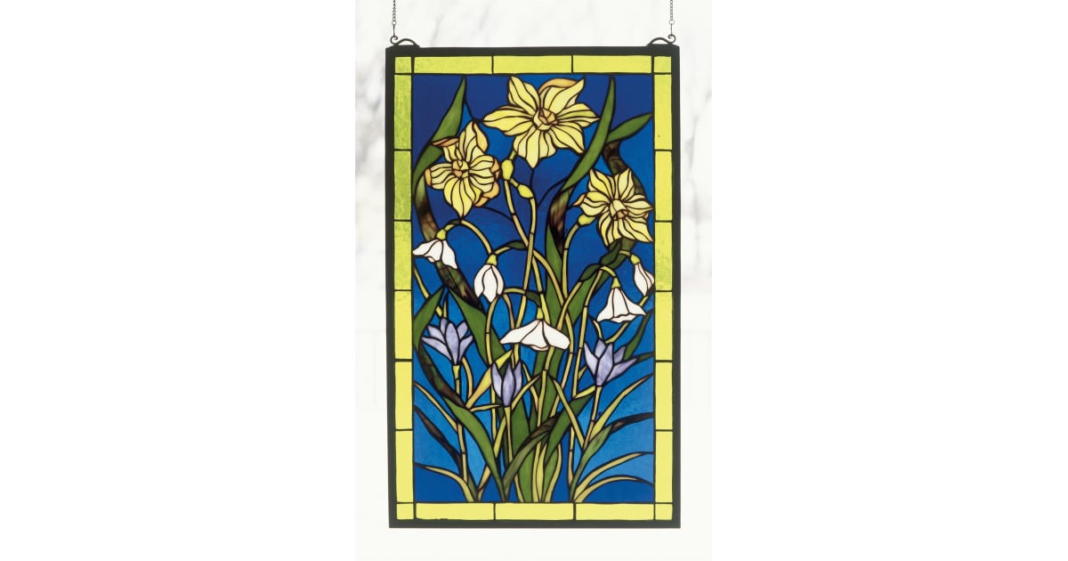 Meyda Tiffany 38738 Stained Glass Tiffany Window from the Window Garden ...