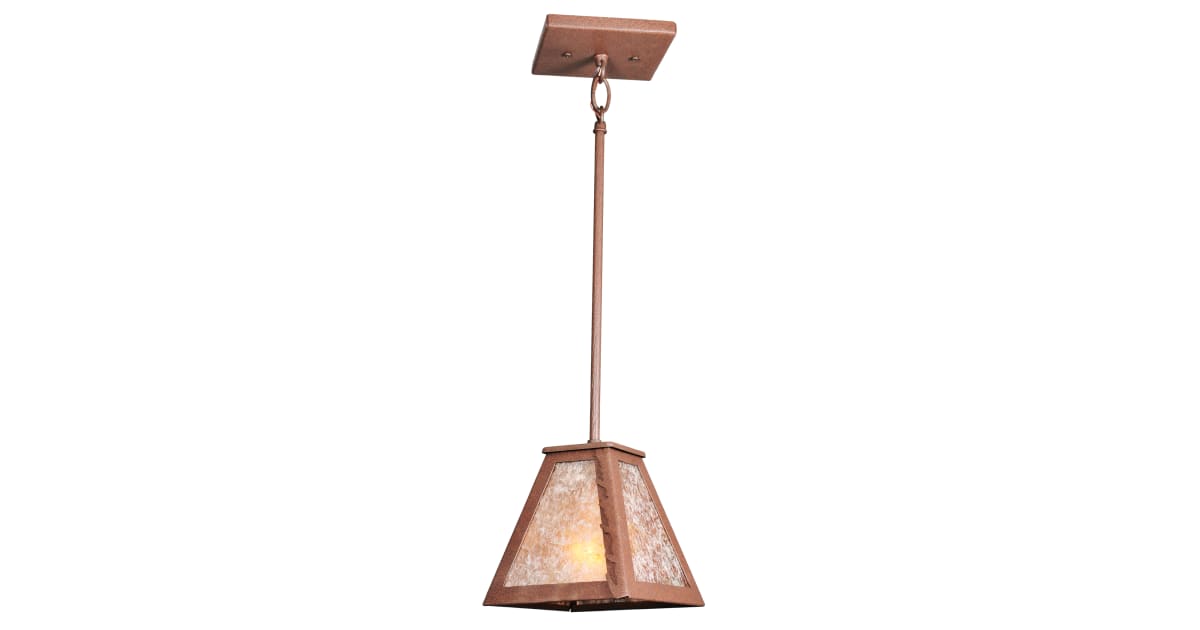Meyda Tiffany 98766 Single Light 8-1/2" Wide Mini Pendant with Handmade ...