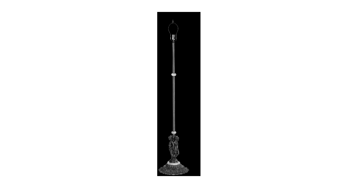 Meyda Tiffany 10078 3 Graces 53" Tall Lamp Base | Ferguson Home