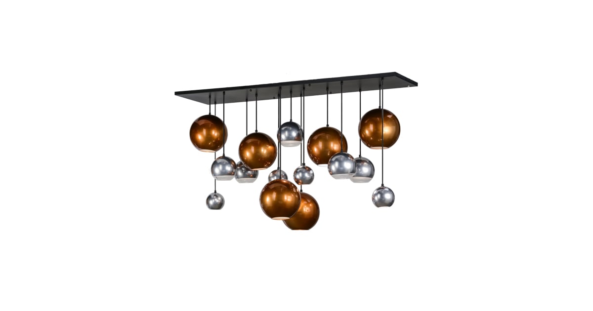 Meyda Tiffany 151941 Metalica 15 Light 25" Wide Abstract Multi Light ...