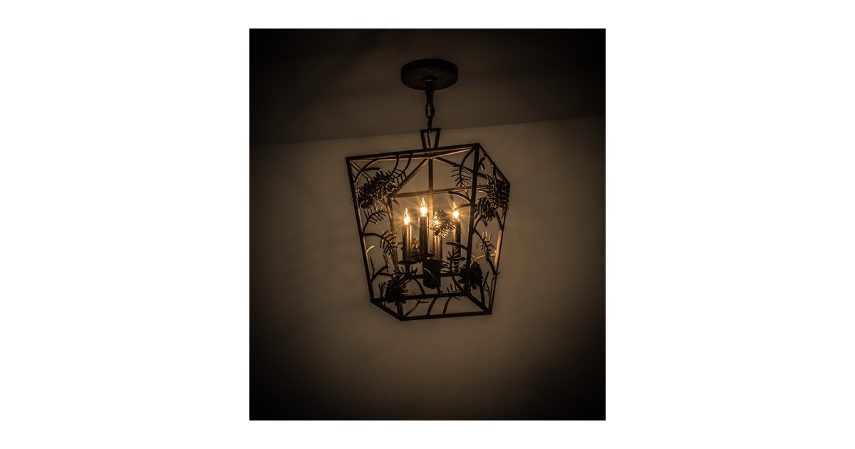 Meyda Tiffany 171928 Kitzi 4 Light 20" Wide Taper Candle Pendant ...