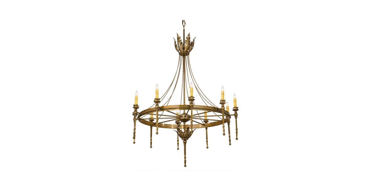 Meyda Tiffany 172362 Amaury 10 Light 36" Wide Taper Candle Style ...
