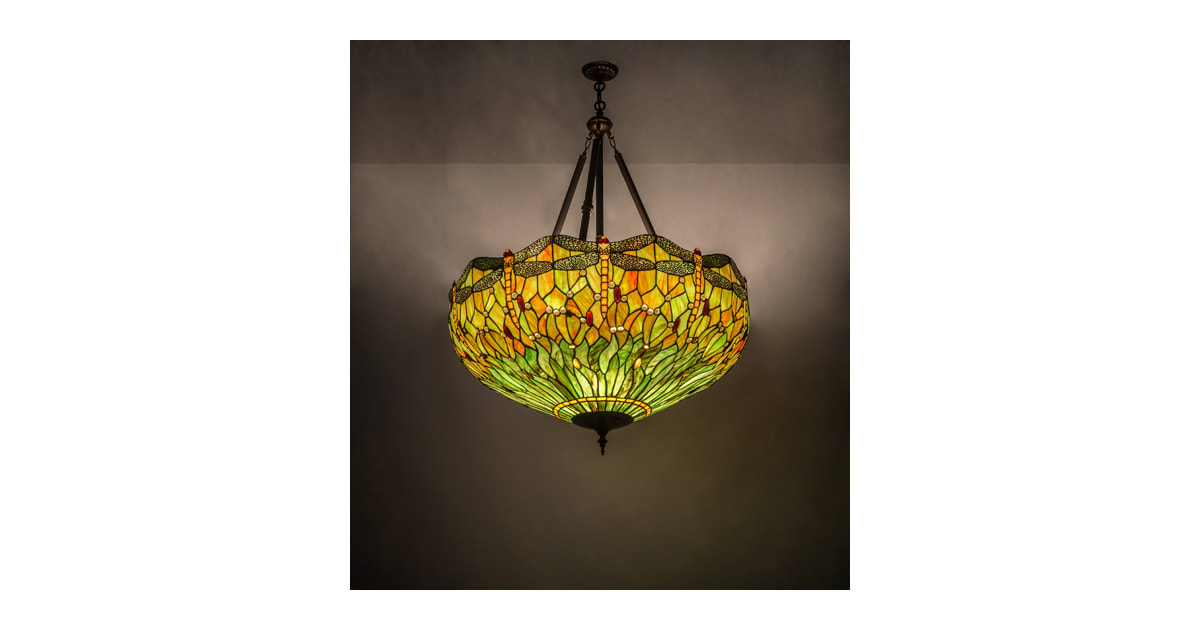 Meyda Tiffany 172706 Tiffany Hanginghead Dragonfly 4 Light 38" Wide ...
