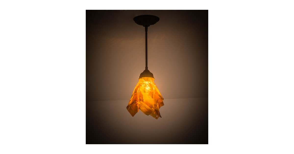 Meyda Tiffany 184460 Taste of Honey 9" Wide Abstract Mini Pendant ...