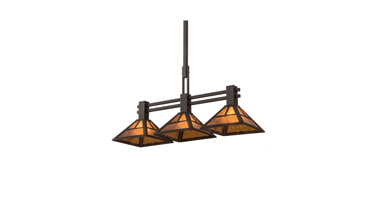 Meyda Tiffany 197074 3 Light 40" Wide Linear Pendant | Ferguson Home