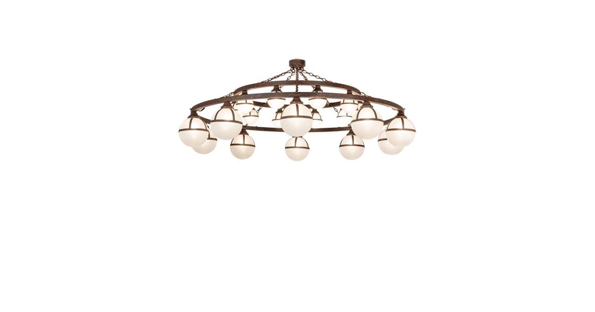 Meyda Tiffany 200284 Bola 20 Light 84" Wide Ring Chandelier | Ferguson Home