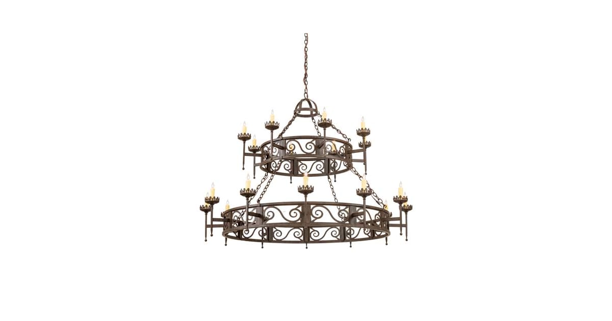 Meyda Tiffany 201849 Majella 20 Light 66" Wide Taper Candle Style ...