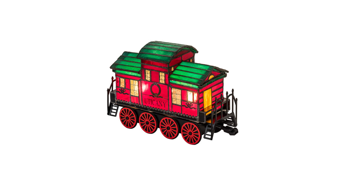 Meyda Tiffany 222395 Train Caboose 2 Light 9" Tall Novelty Specialty ...