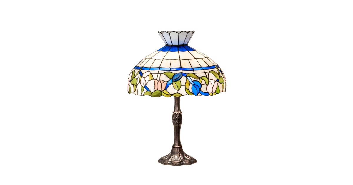 Meyda Tiffany 232796 Rose Vine 3 Light 28" Tall Buffet Table Lamp ...