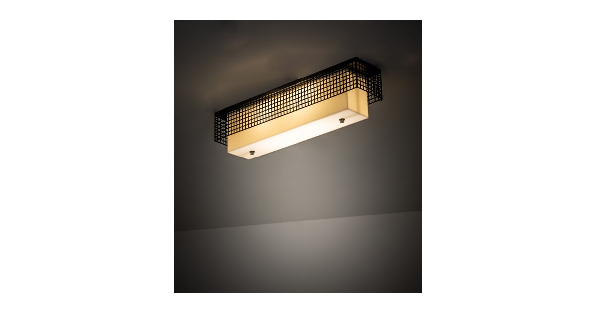 Meyda Tiffany 232909 Yardhouse 2 Light 24" Wide Flush Mount Ceiling ...