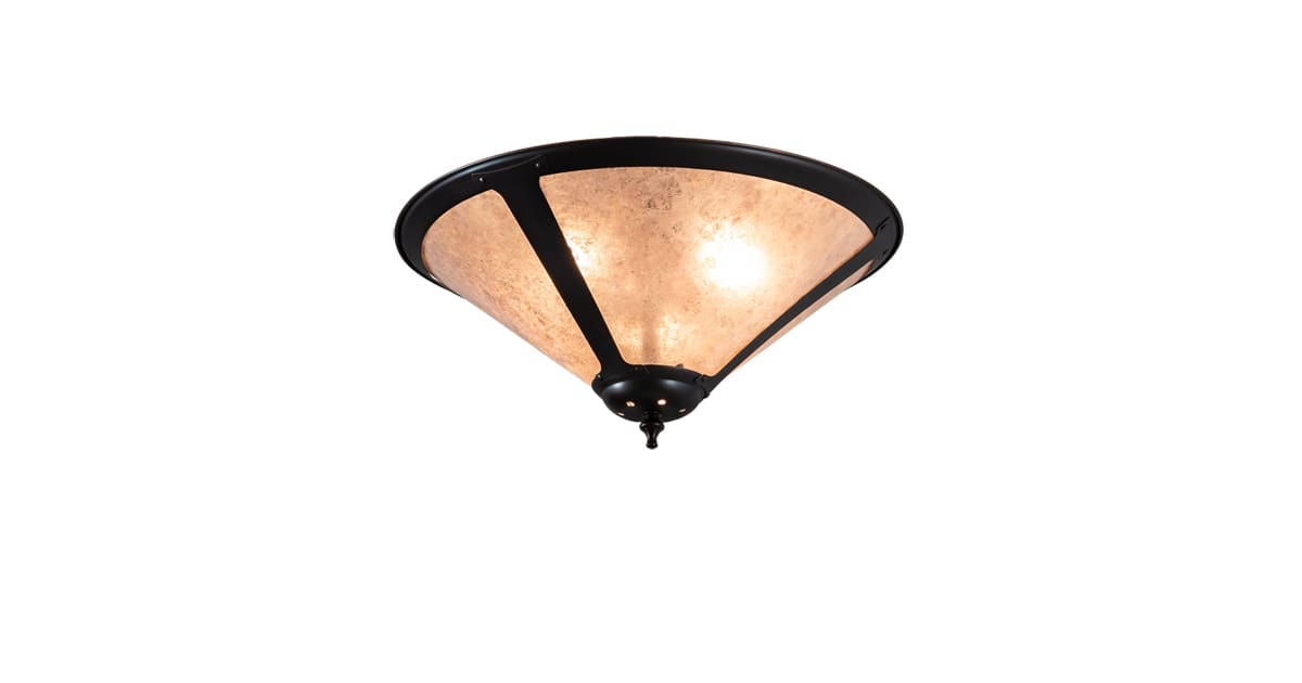 Meyda Tiffany 238451 Sutter 3 Light 17" Wide Flush Mount Ceiling ...