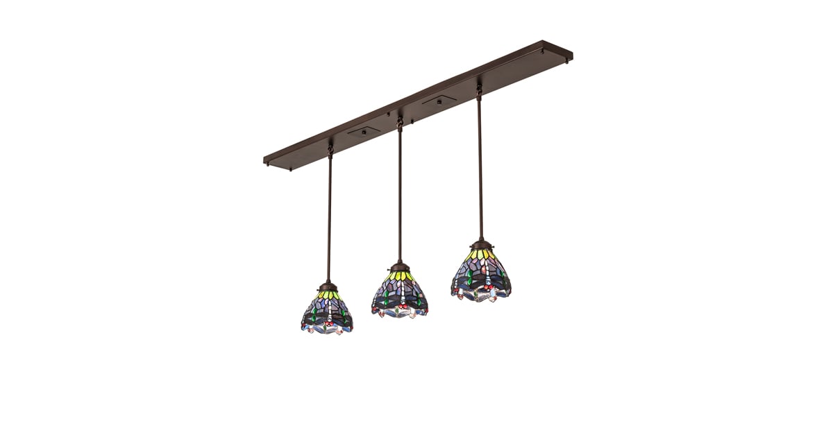 Meyda Tiffany 244630 3 Light 56" Wide Linear Pendant | Ferguson Home