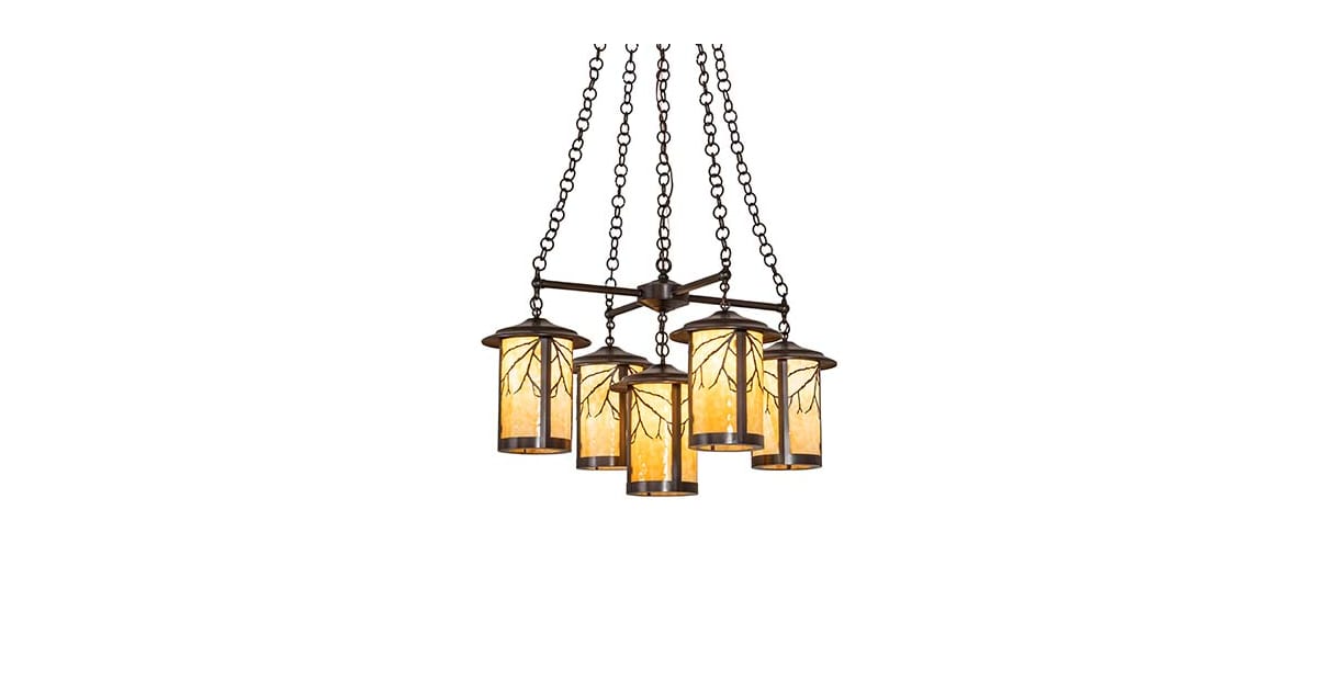 Meyda Tiffany 257988 Fulton 5 Light 36" Wide Chandelier | Ferguson Home