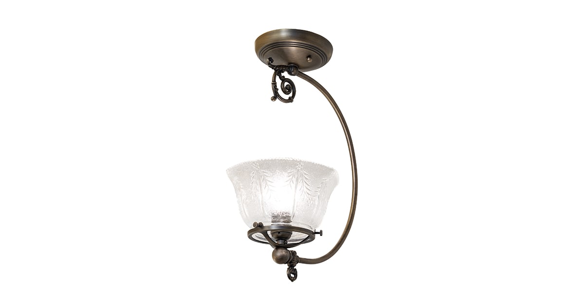 Meyda Tiffany 36618 Revival Auburn Wheat Gas Reproduction 13" Wide Semi ...