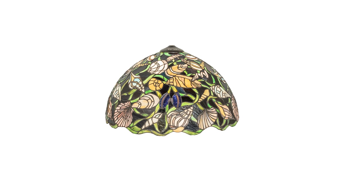 Meyda Tiffany 37656 Seashell 11" Tall Lamp Shade | Ferguson Home