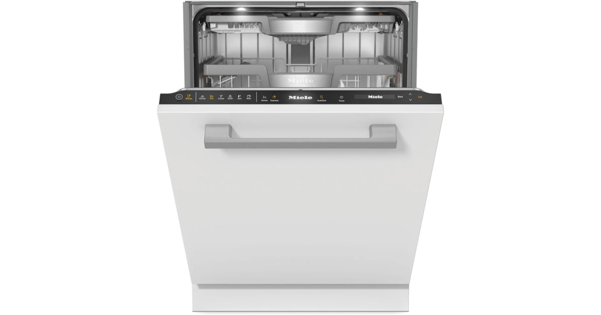 Miele G7766SCVI 24 Inch Wide 16 Place Setting Built-In Panel Ready Top ...