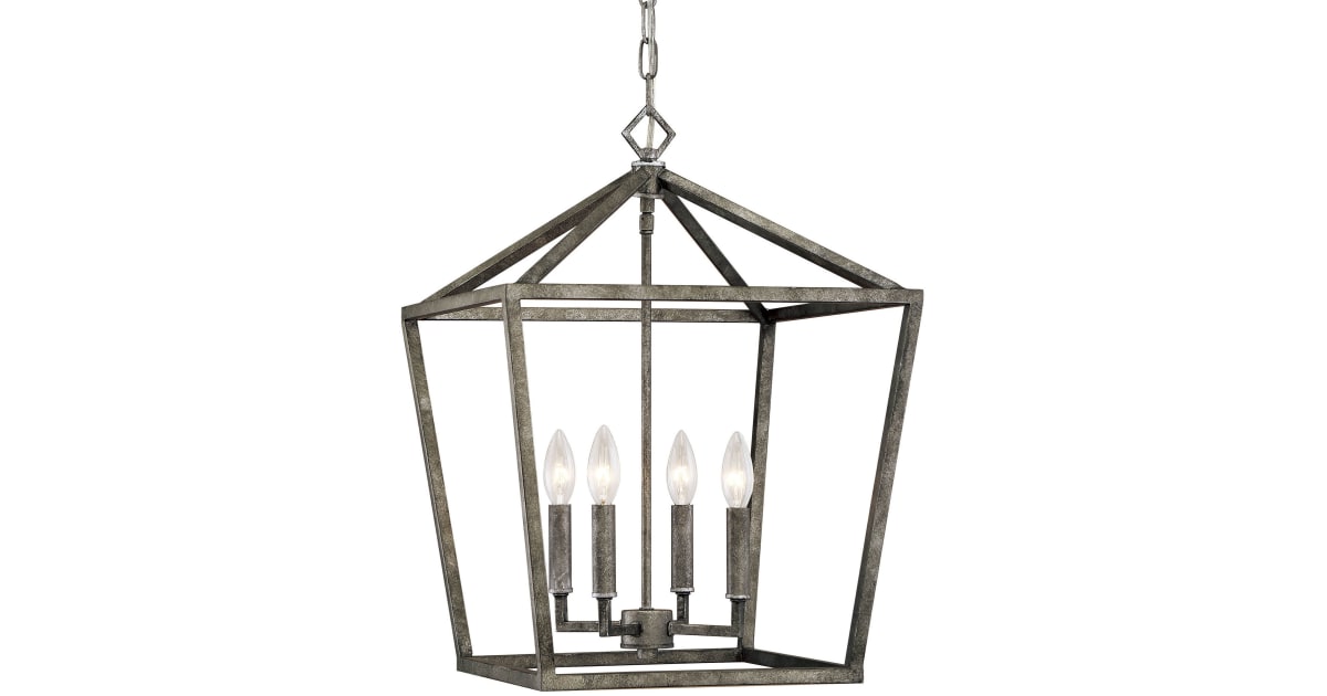 Millennium Lighting 3244-AS Ritner 4 Light 16" Wide Taper Candle ...