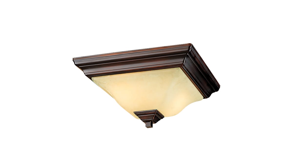 Millennium Lighting 732-EB 2 Light Flush Mount Ceiling Fixture | Build.com