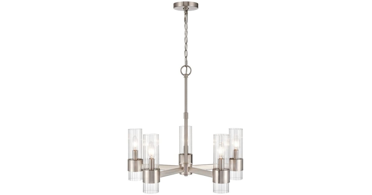Millennium Lighting 9975-BN Caberton 5 Light 24" Wide Chandelier | Build.com