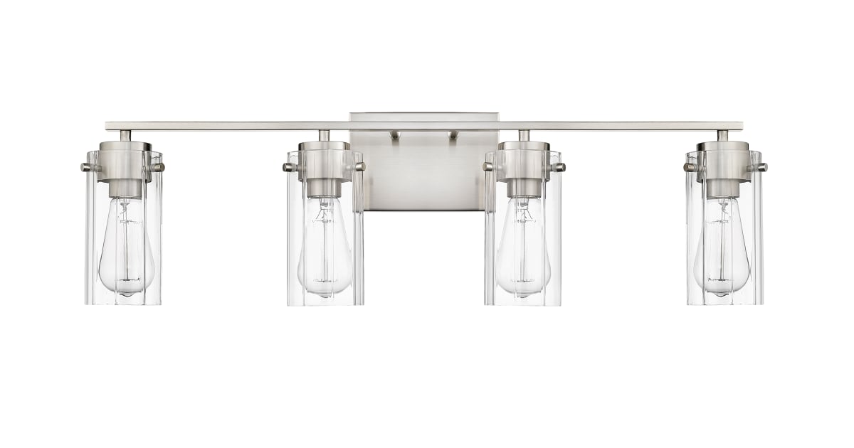 Millennium Lighting 10304-BN Serena 4 Light 31" Wide Vanity Light with ...