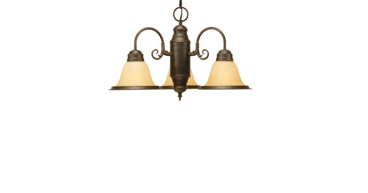 Millennium Lighting 1713-BG 3 Light Single Tier Chandelier | Ferguson Home
